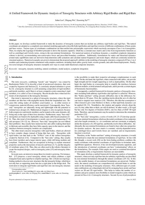 a unified framework for dynamic analysis of tensegrity structures with arbitrary rigid bodies