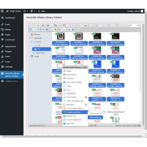 Filemanager For Wordpress Media Library Folders Plugin Allows You To