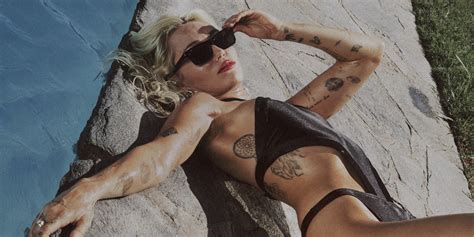 Miley Cyrus Wears Black Cutout Alaïa Bodysuit And Ysl Heels Ps Fashion