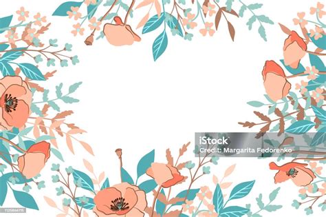 클래식과 Refind 결혼식 초대 카드 꽃 프레임 배경 손으로 그린된 꽃 요소 레이블 벡터 디자인 템플릿 절연입니다 유행과 패션에 날짜 환영 카드를 저장 녹 색 0명에 대한