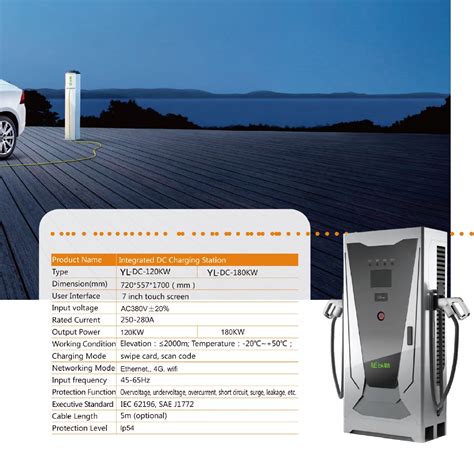 120kw Dc Charging Pile Swiping Card European Standard Css Single