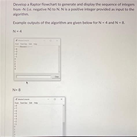 Solved Develop A Raptor Flowchart To Generate And Display