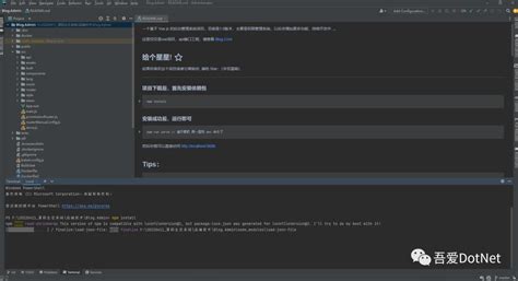 Blog Core框架 前后端项目启动 董川民