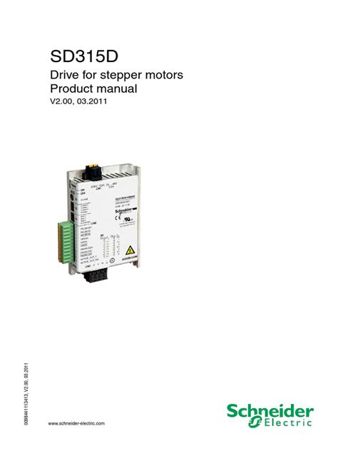 Sd315d Manual V200 En Pdf Safety Electric Motor