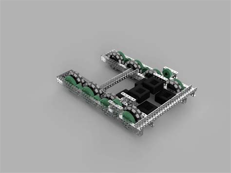 Vex Robotics 6 Motor Drive Basic Layout By James Krichavsky Download Free Stl Model
