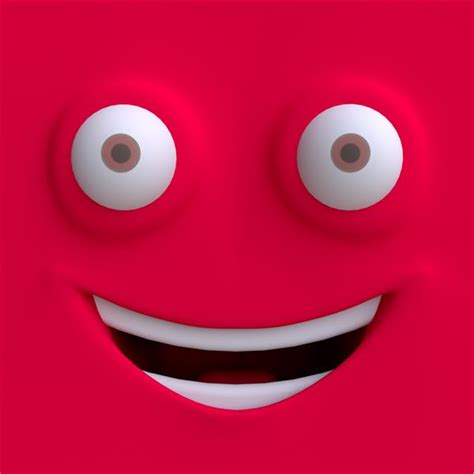 دو چشم کارتونی خنده دار عنصر احساس چهره شخصیت ها رندر سه بعدی 1709638