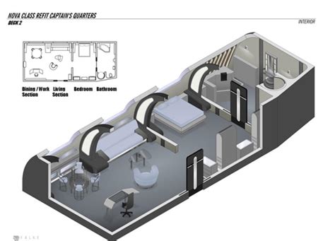 Captains Quarters Nova Class Starship By Geoffryn On Deviantart