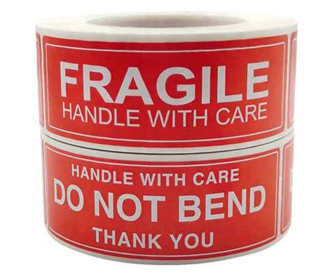 Warning Fragile Labels For Shipping Ruilabels