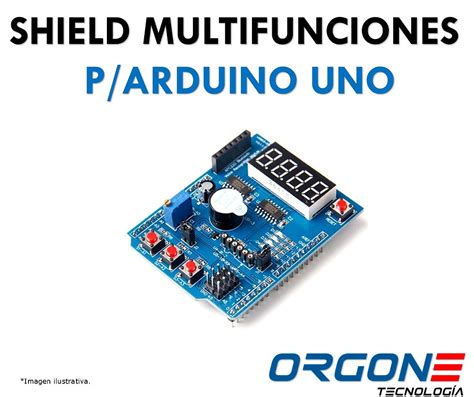 Shield Multifunciones Para Arduino Uno Orgontec