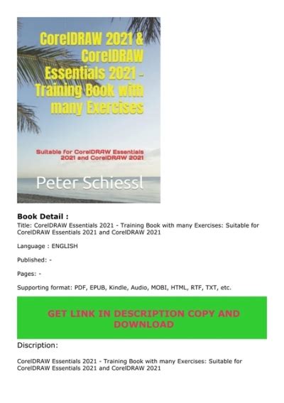 GET PDF CorelDRAW Essentials Training Book With Many Exercises Suitable For CorelDRAW