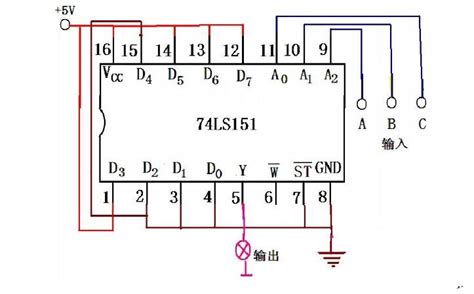 74ls151逻辑图 74ls151逻辑能图 74ls138逻辑图 大山谷图库