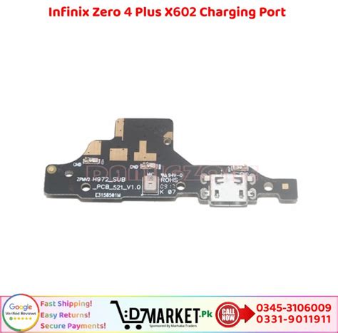 Infinix Zero Plus X Charging Port Price In Pakistan