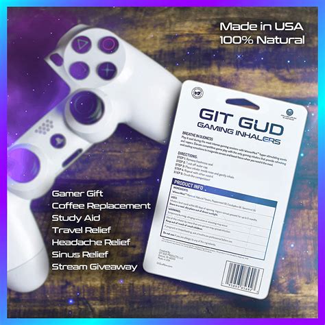 Buy Git Gud® Gaming Vapor Inhaler Energy Focus Amplifier For