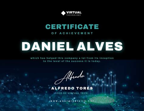 Technology Certificate Business Ideas 39898470 Template