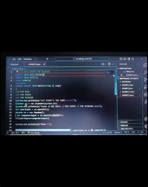 Aroo Singh On Linkedin Internpe Javaprogramming