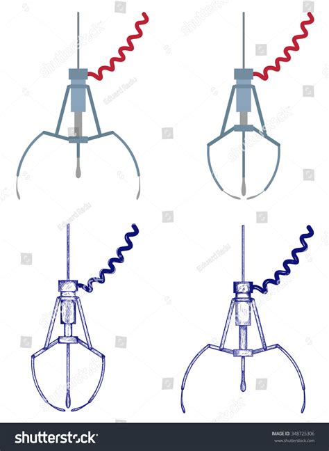 Robotic Claw Arcade Game Stock Vector Royalty Free Shutterstock