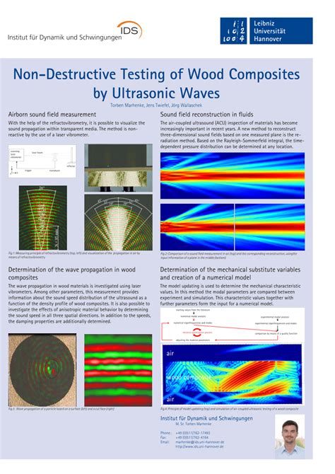 Pdf Non Destructive Testing Of Wood Composites By Ultrasonic Waves