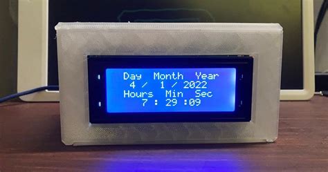 The ArduClock DIY Digital Clock By LordEvilFish DP Download Free STL Model Printables Com