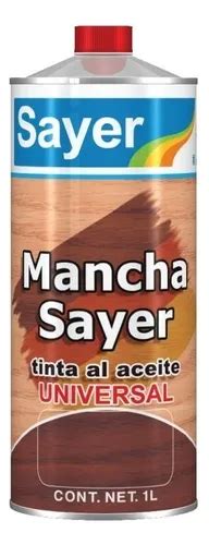 Mancha Sayer 1 Litro Tinta Al Aceite Ts 6125 30 Color Magnolia Envío