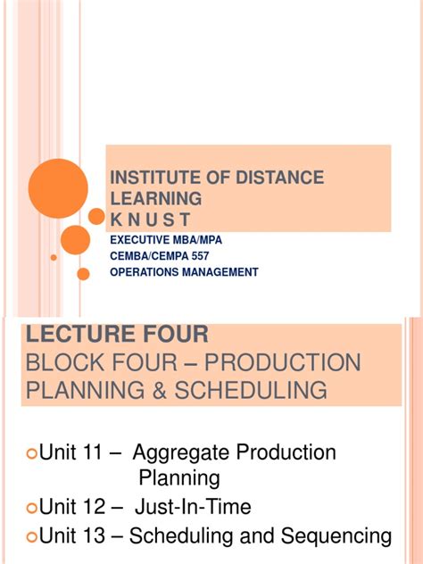 Aggregate Production Planning Pdf Lean Manufacturing Mathematical