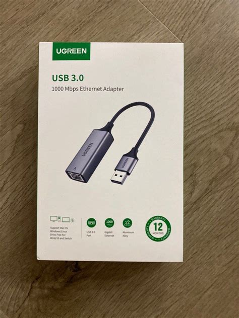 Ugreen Ethernet Usb Adaptor Computers Tech Parts Accessories Cables Adaptors On Carousell