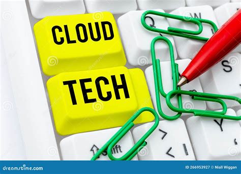 Inspiration Showing Sign Cloud Tech Business Concept Storing And Accessing Data And Programs
