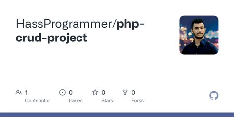 Github Hassprogrammerphp Crud Project