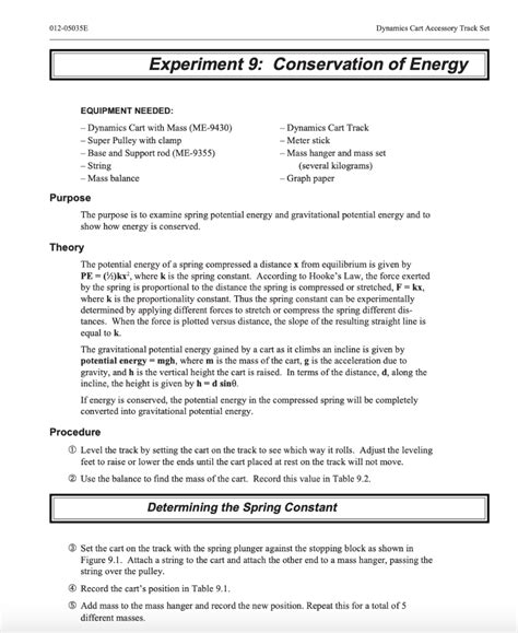Solved Dynamics Cart Accessory Track Set 012 05035E Chegg Com