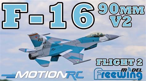 Freewing 90mm F 16 V2 6s Full Flight 2 Motion Rc Youtube