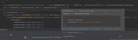 Nextjs Typescript Interface Disjunction Gives Incorrect Error Stack Overflow
