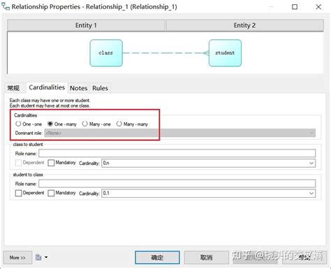 powerdesigner 概念数据模型 设置关系（一对多） 知乎