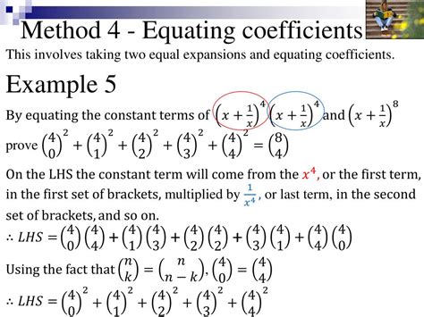 Ppt Identities On The Binomial Coefficients Powerpoint Presentation Free Download Id 2797101
