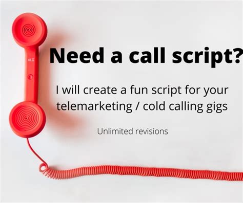 Create A Call Script For Your Telemarketing Cold Calling By Icehalili Fiverr