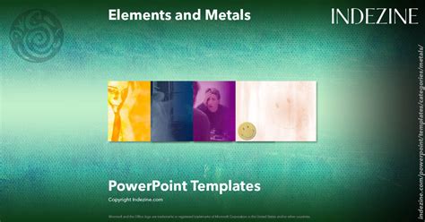 Elements And Metals Powerpoint Templates