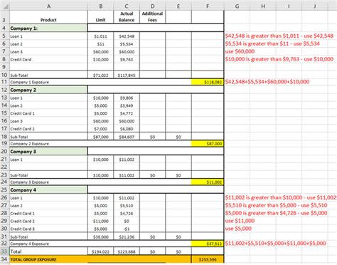 Total The Higher Of Two Values Across Multiple Rows Rexcel