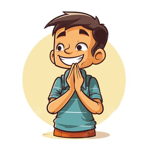 Glücklicher Junge Cartoon