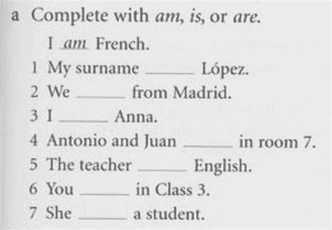 Ingl S Guapo Verbo To Be En Presente Simple Ejercicio De Ingl S Hot Sex Picture