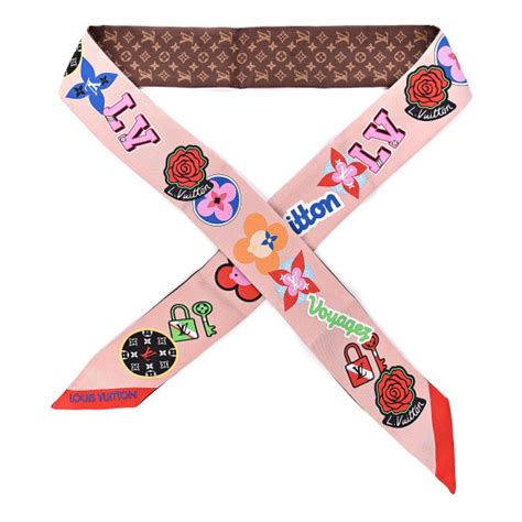 LOUIS VUITTON Silk Monogram LV Stories BB Bandeau Nude FASHIONPHILE