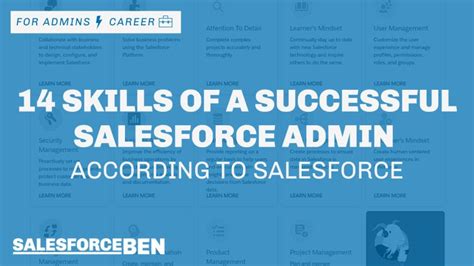 Christine Marshall On Linkedin 14 Skills Of A Successful Salesforce Admin According To Salesforce