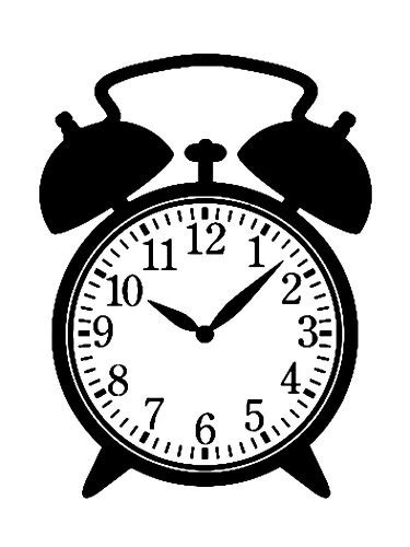 Трафарет Часы