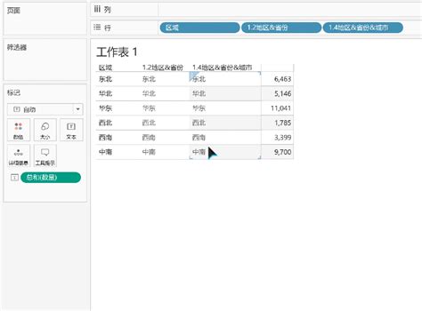 举个栗子！tableau 技巧（260）：文本表中省市县数据的灵活逐级下钻「方法二」tableau层级下钻 Csdn博客