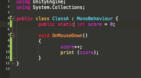 Accessing The Variables Of Another Class In C Unity Aarlangdi Production