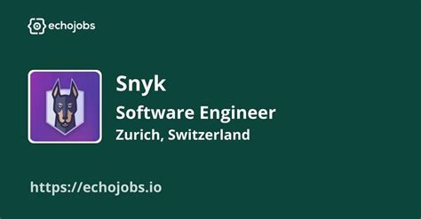 Snyk Is Hiring Software Engineer Machine Learning Zurich Switzerland Go Rust Docker