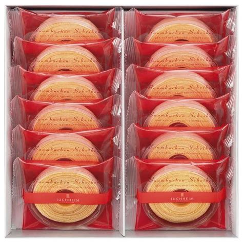 유 헤임달・d・마이스터 바움쿠헨샤이벤 1상자12개입 이세탄의 지봉투 포함 간단한 선물 기프트 재팬스토어 일본약