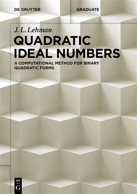 Quadratic Ideal Numbers A Computational Method For Binary Quadratic