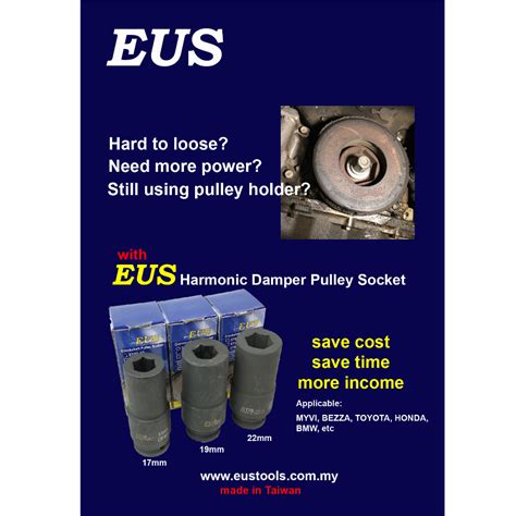 Harmonic Damper Pulley Socket Shopee Malaysia