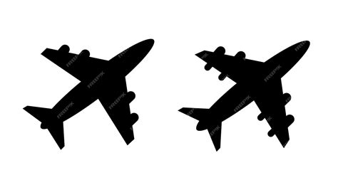 Premium Vector Plane Icon Airplane Icon Vector Illustration