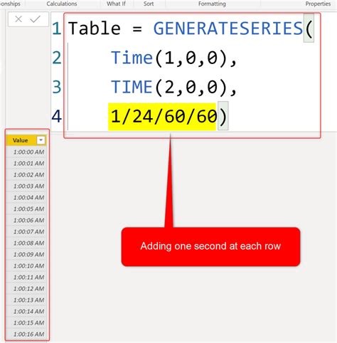 Creating A List Of Numbers Or Dates In Power Bi Using Generateseries