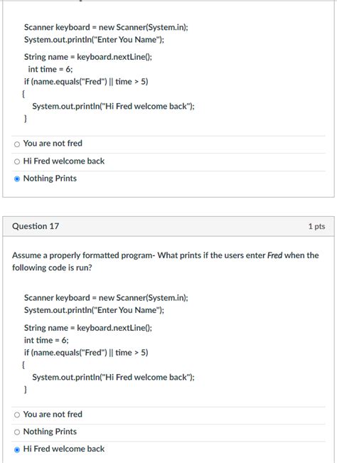 Solved Assume A Properly Formatted Program What Prints When