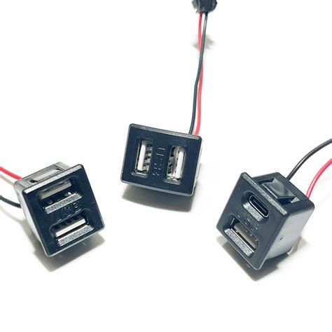 Usb Female Socket Type C Double Socket Usb A Female Lamp Charging